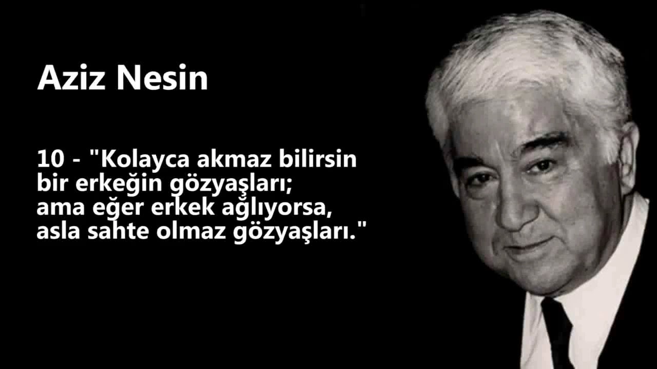 AZİZ NESİN'İN 15 sözü - YouTube
