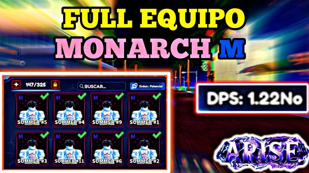 FULL EQUIPO SUMMER MONARCH M EN ARISE CROSSOVER | ROBLOX - YouTube