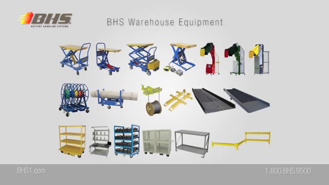 BHS Material Handling Equipment - YouTube