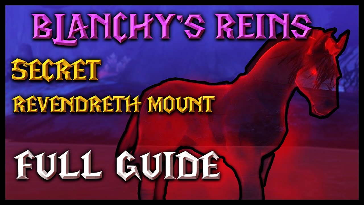 [SL] Rare Revendreth mount, Blanchy's Reins, Full Guide - YouTube