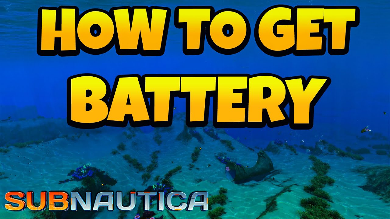 How to Get Battery in Subnautica - YouTube