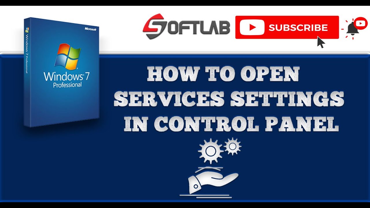 How to open / Stop /Start / Disable Services in Windows 7 - YouTube