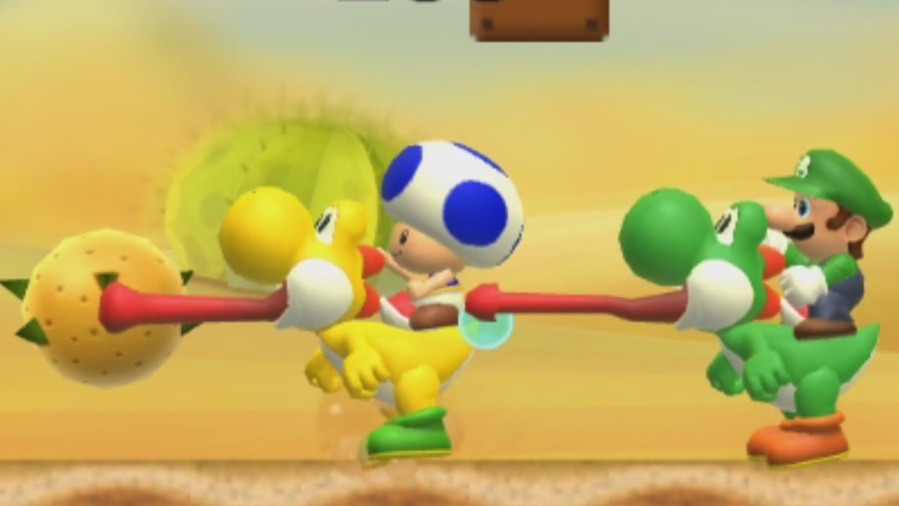 Toad is acting kinda sus | New Super Mario Bros Wii - YouTube