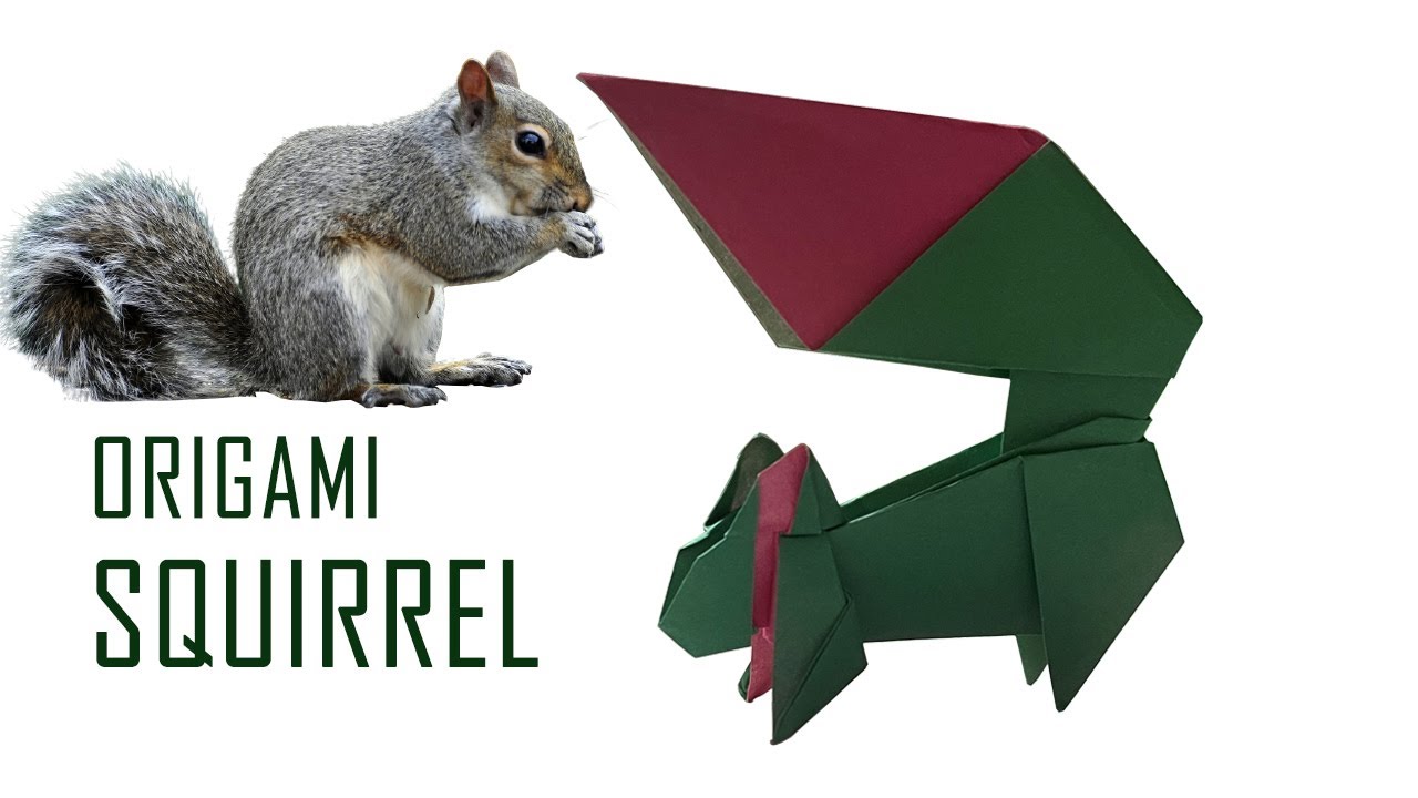 How to Make Easy Origami Squirrel - DIY Tutorial - YouTube