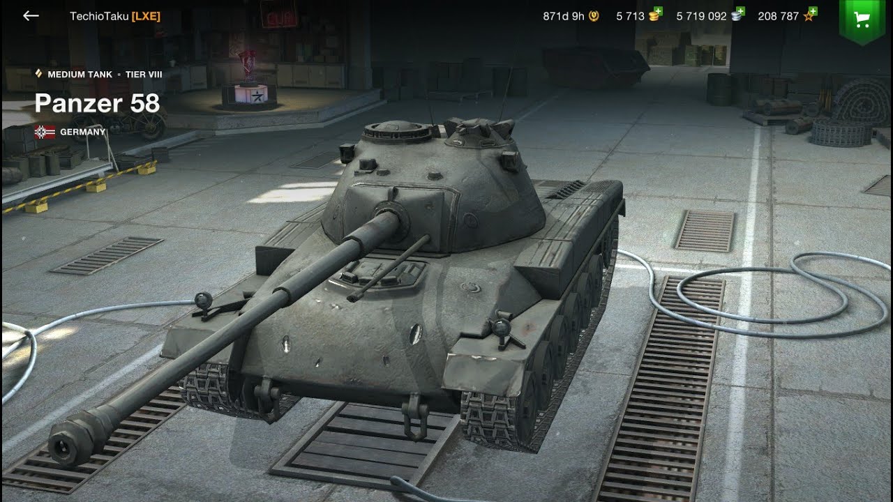 Tier VIII - Panzer 58 "Mutz" - Alpenstadt (01) ≡3≡ - YouTube