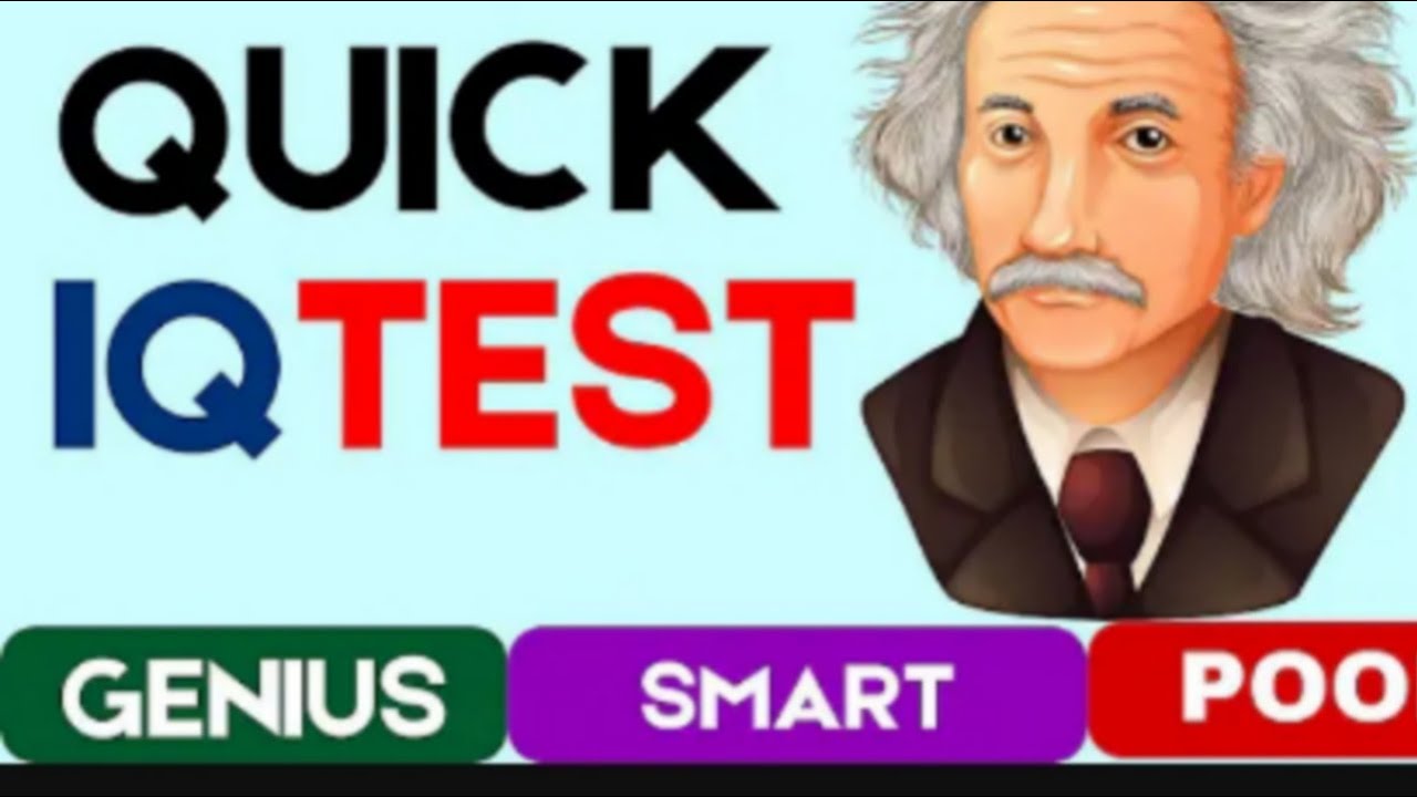 Genius test 🔴brain test IQ Test for genius can say genius test brain iQ ...