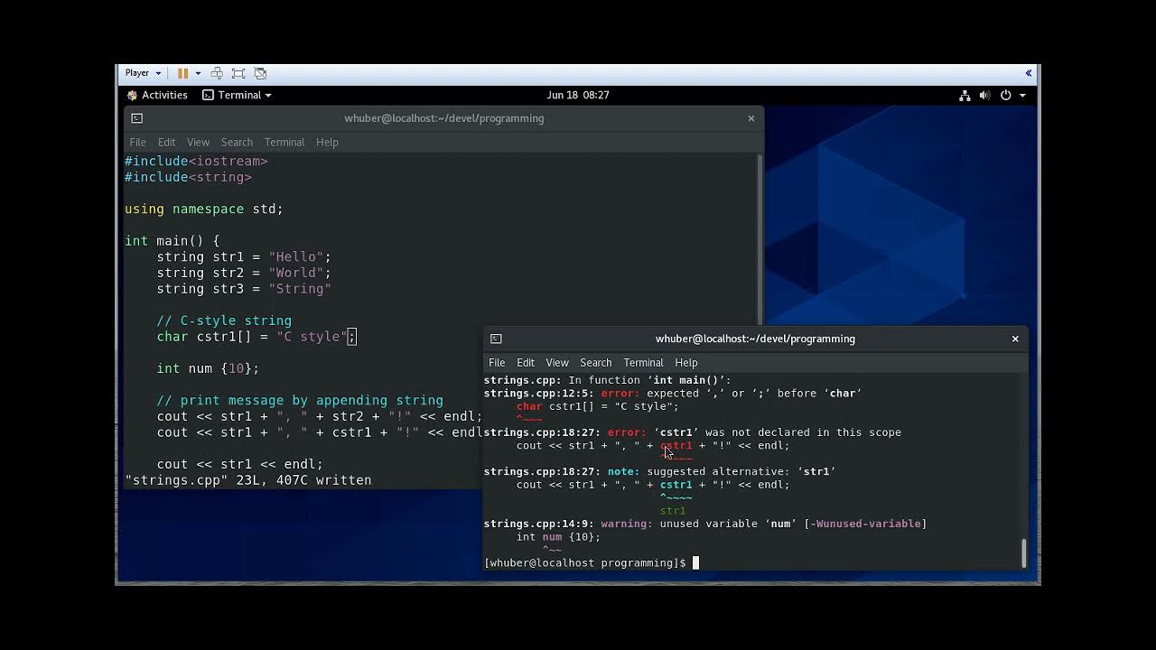 strings.cpp - C++ strings - YouTube