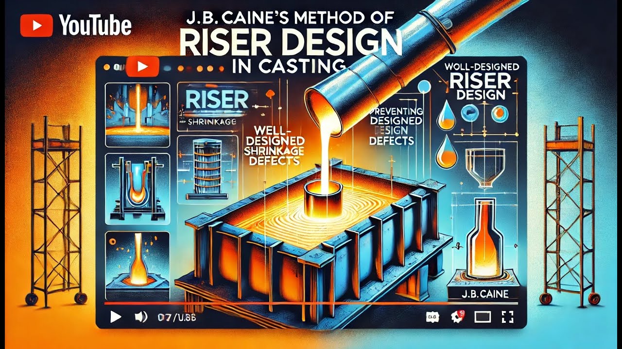 🔴🔴🔥 J.B. Caine's Method of Riser Design in Casting – A Complete Guide ...