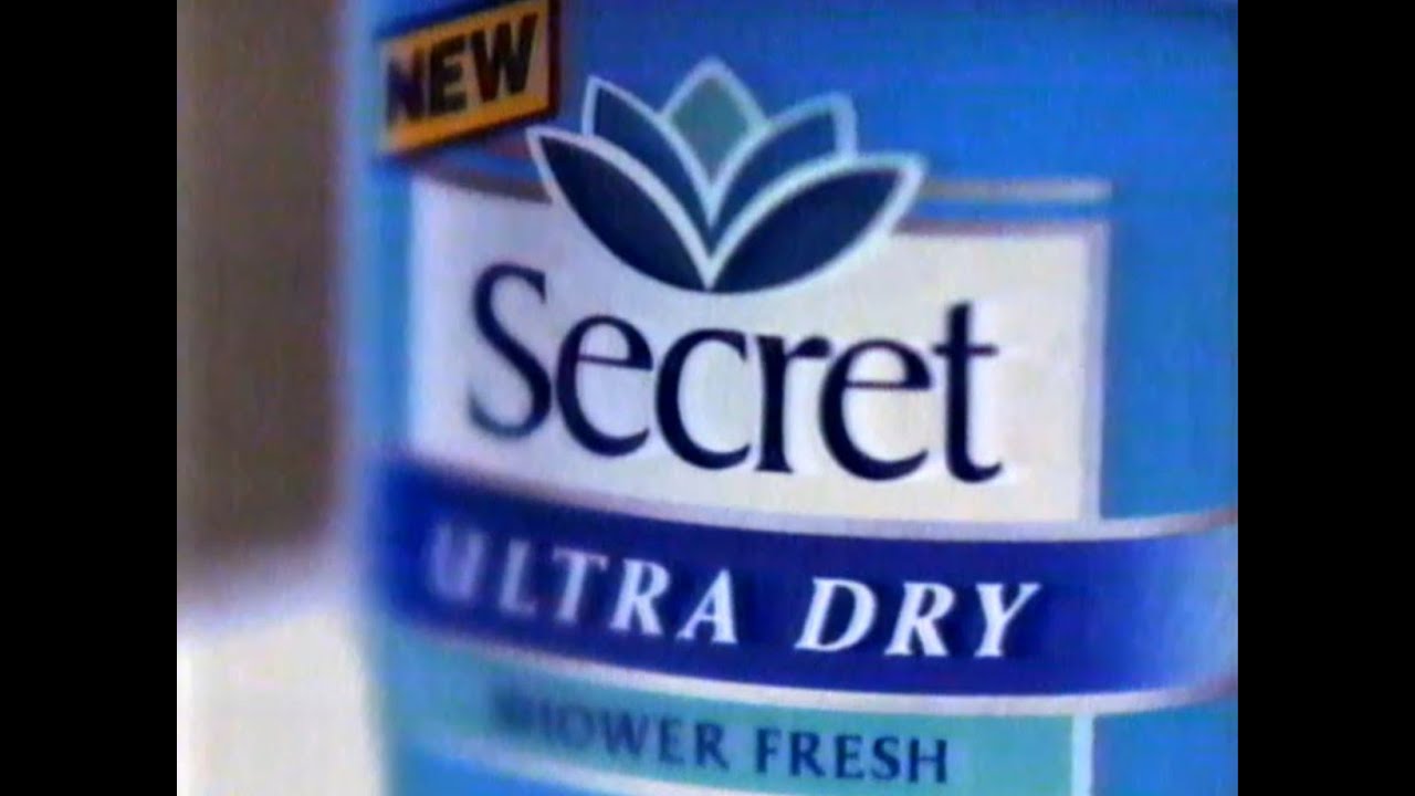 Secret Ultra Dry Deodorant Commercial (1996) - YouTube