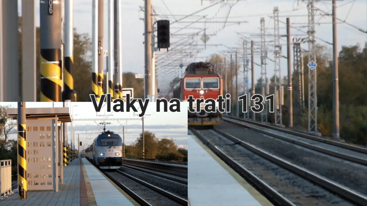 Vlaky na trati 130 - YouTube