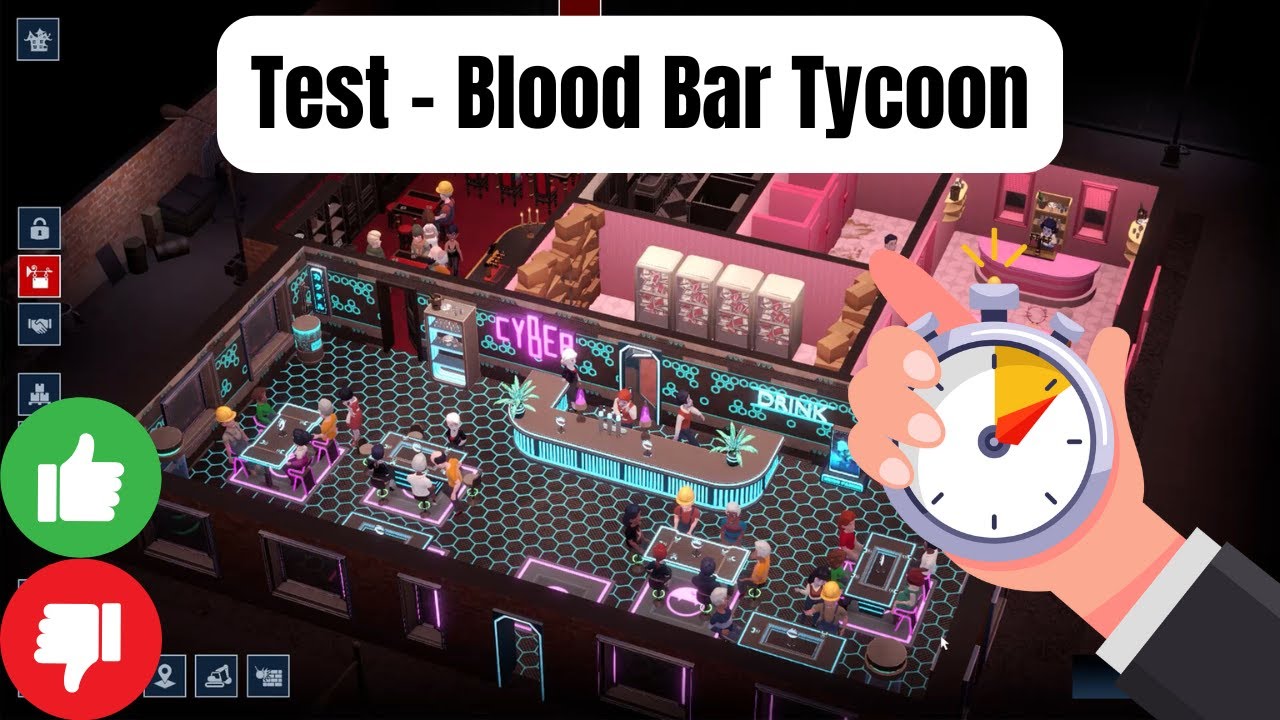 Première Heure #4 – Blood Bar Tycoon 🦇 Boire du sang et gérer un bar ...