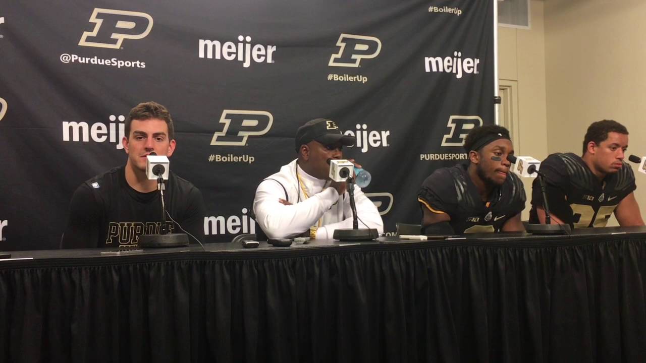 Coach Hazell's Final Presser At Purdue - YouTube
