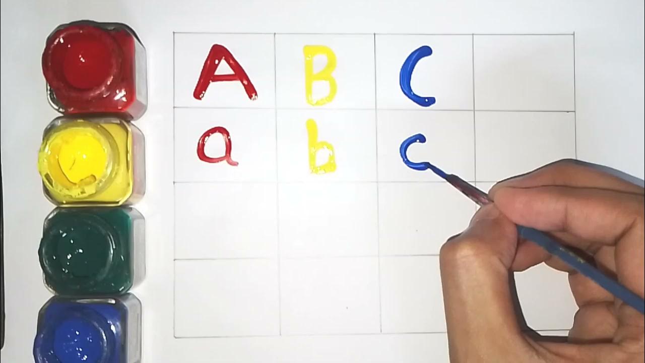 abcd alphabate learning and writing for children - YouTube