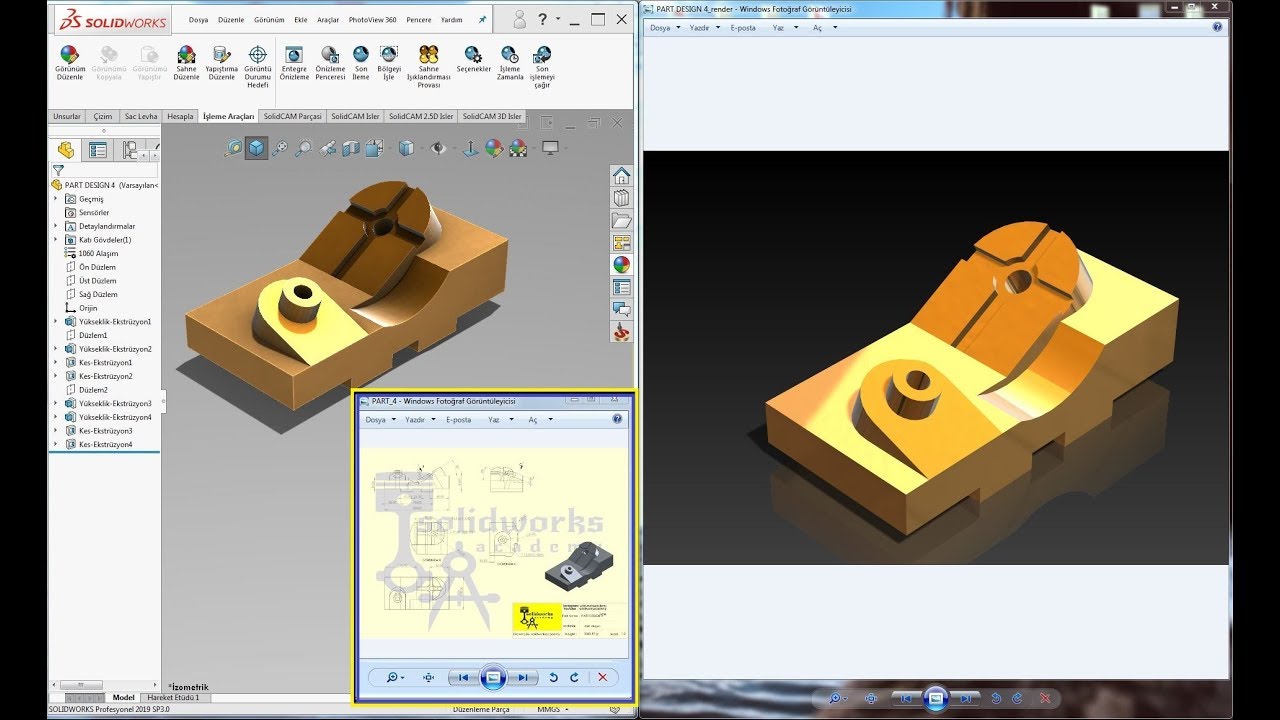 Solidworks CSWA Exam Question 1 / Solidworks plane example - YouTube