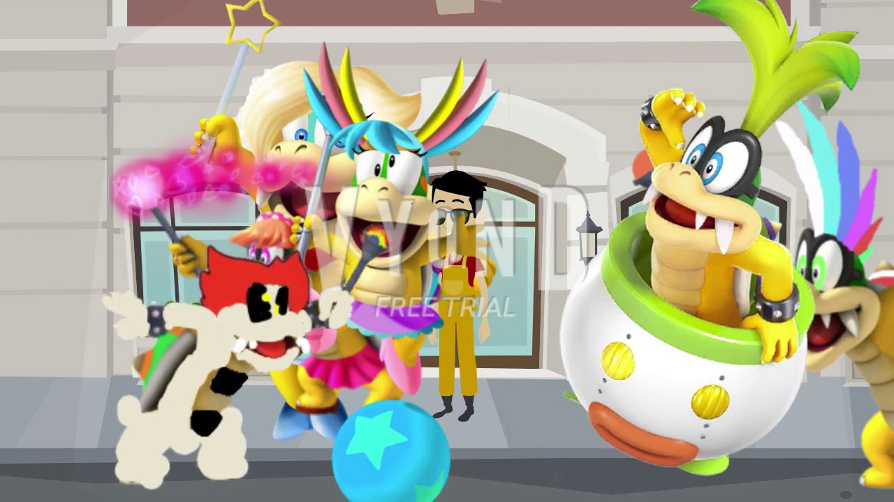 I met the girl koopalings/showed his invention. - YouTube