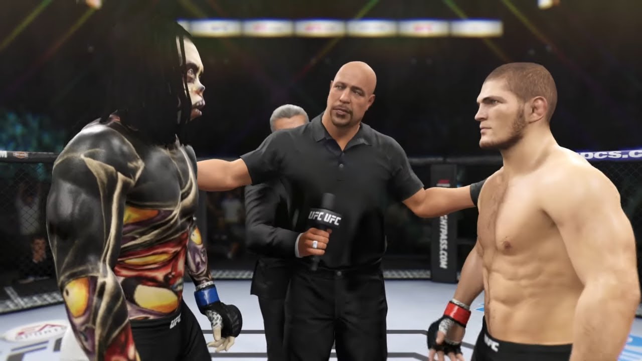 Khabib vs. Freaky Zombie - EA Sports UFC 2 - Eagle Fights 🦅 - YouTube