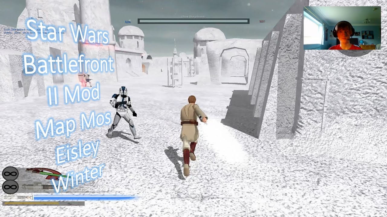 Star Wars Battlefront II Mod Map Mos Eisley Winter - YouTube