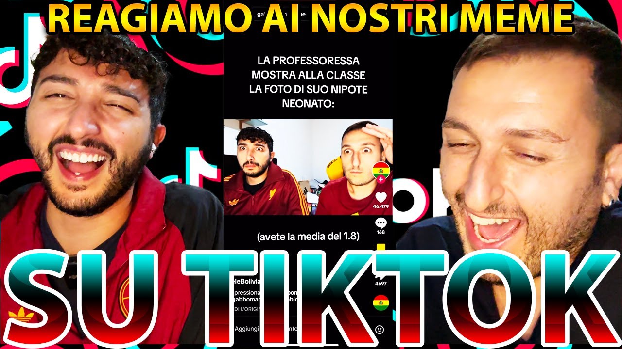 REAGIAMO ai NOSTRI MEME su TIKTOK 🤣 *ci è venuta l'asma* - YouTube
