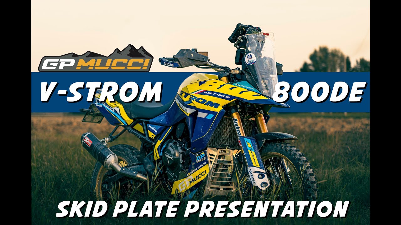 Suzuki V-Strom 800DE: GpMucci skid plate presentation + bike review ...