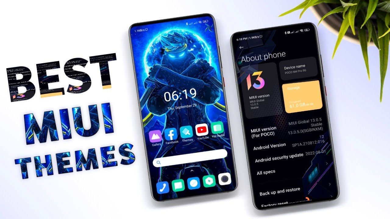 Top 4 MARVELOUS Miui Themes for Redmi phone users ⚡🔥 || Best Miui 13 ...