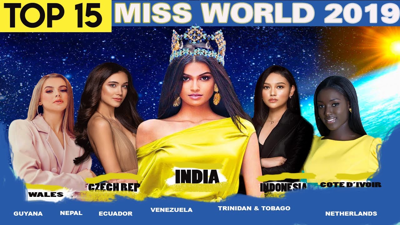 MISS WORLD 2019 - TOP 15 STRONGEST CONTENDERS (Early Favorites) - YouTube