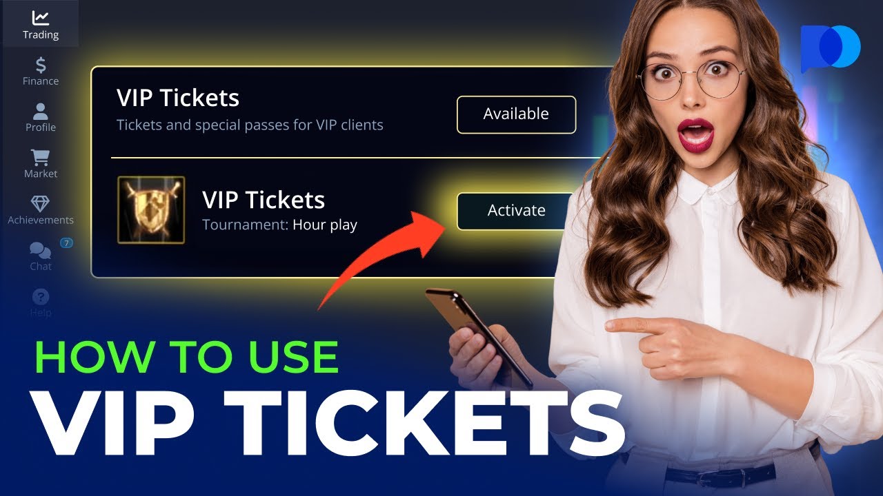 How to Use VIP Tickets on Pocket Option | Trading Tutorial - YouTube