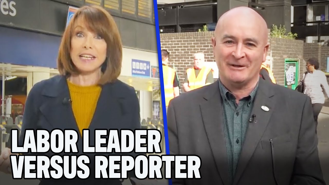 British Union Leader OWNS Defamatory Reporters On Railway Strikes - YouTube