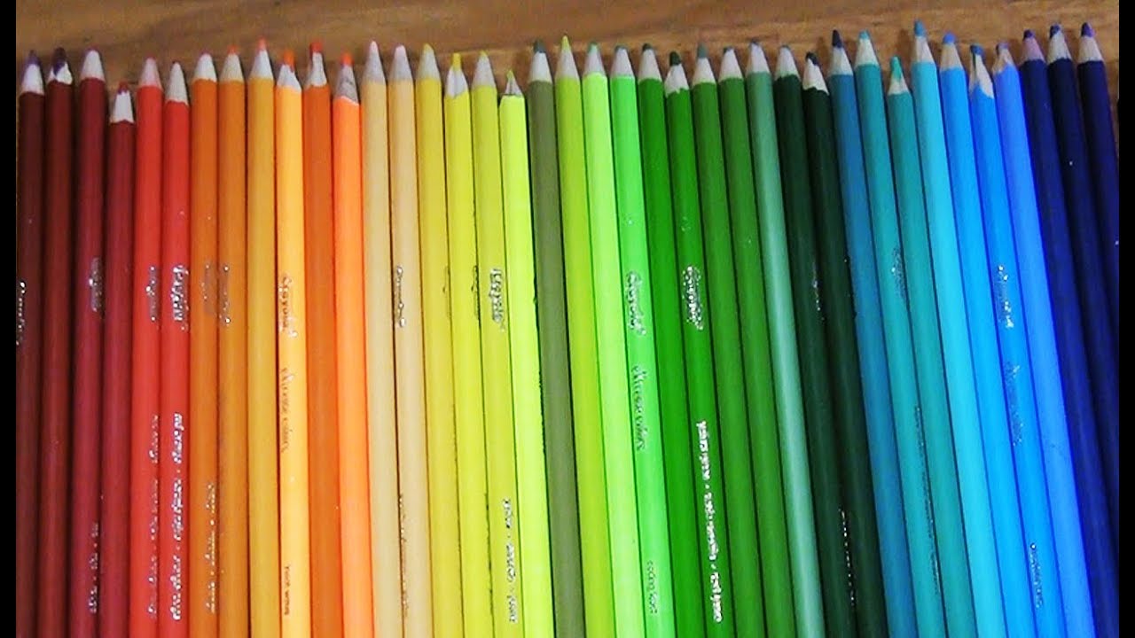 ASMR Sorting Colored Pencils by COLOR (no talking) - YouTube