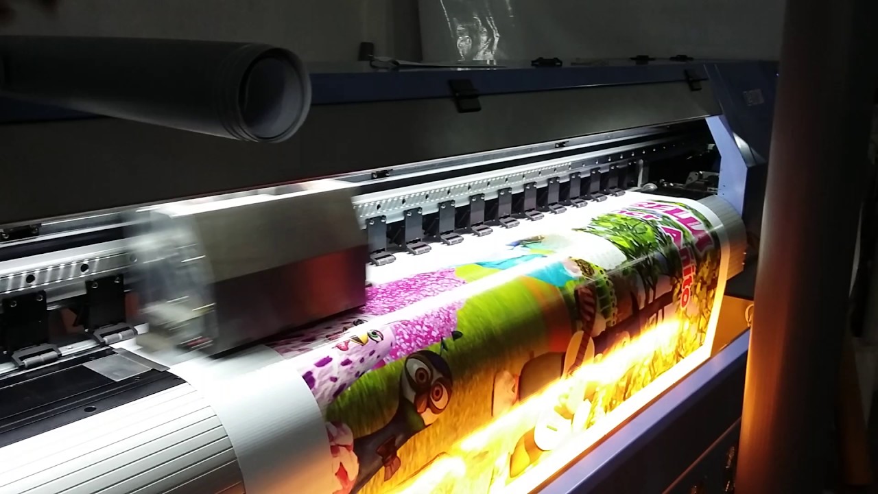 Plotter AllWin E180 con dos cabezales Epson DX5. - YouTube