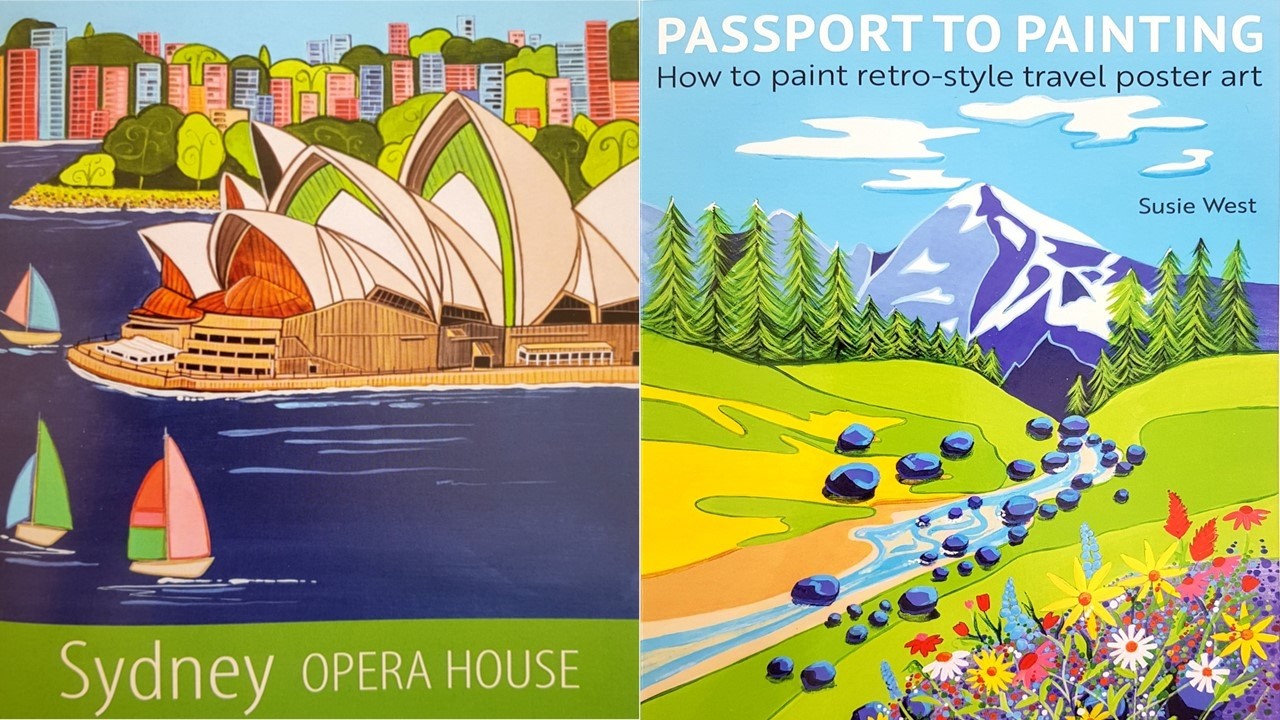 Gorgeous Retro Poster Art! - Passport to Painting by Susie West | Art ...