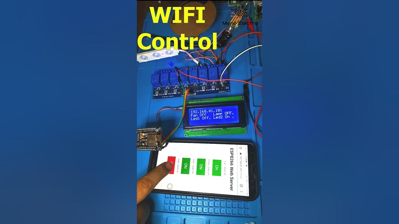 MCU esp8266 Arduino Wifi Control #Shorts - YouTube