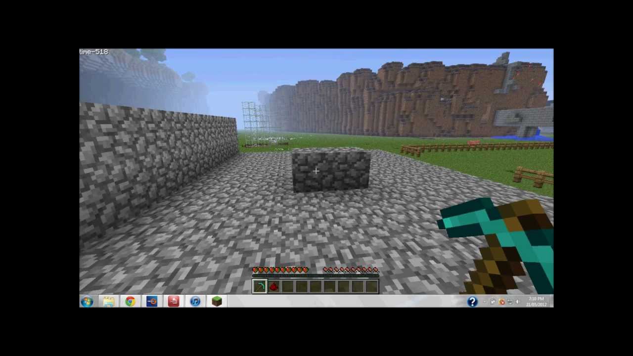 most efficient cobblestone generator - minecraft - YouTube