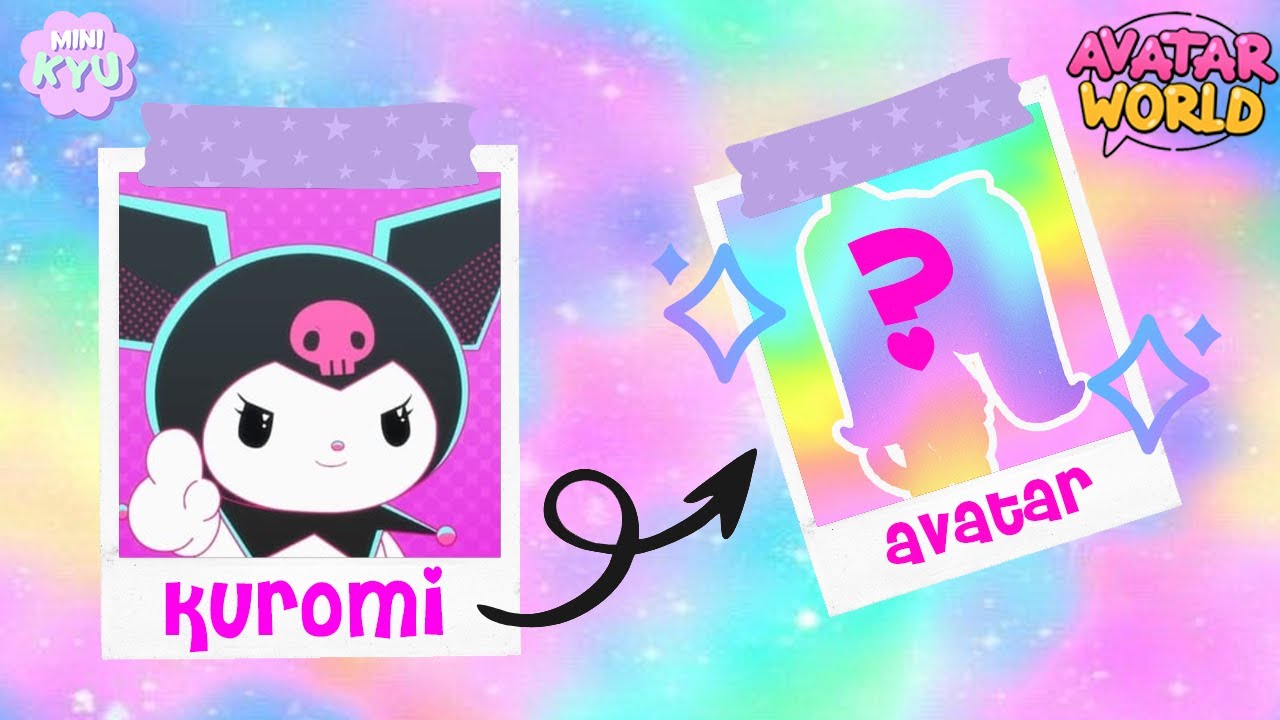 This is how 🐈🖤 KUROMI (SANRIO) 💕 look in AVATAR WORLD 🌎 SANRIO ...