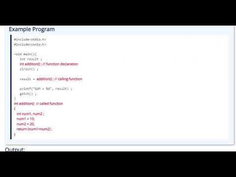 inter function communication in C - YouTube