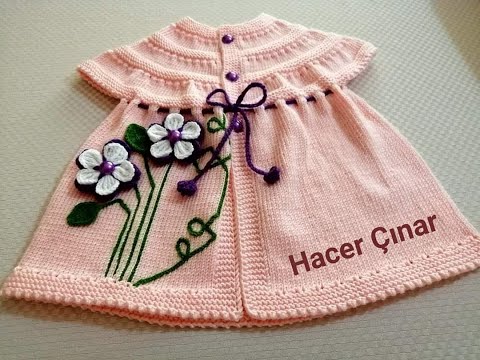 PEMBE YELEK YAPILIŞI 2. BÖLÜM  knitted vest and cardigan