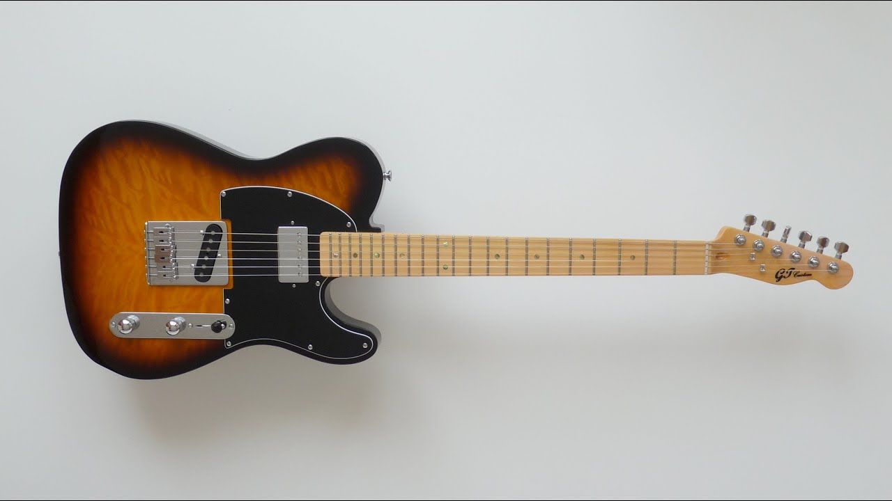 Demo GT Tele CB Custom (Tobacco Burst) - Handmade Guitar by ...
