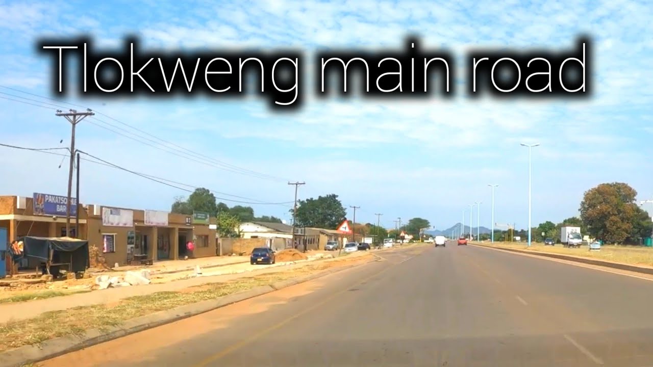 Driving on Tlokweng main Road. - YouTube