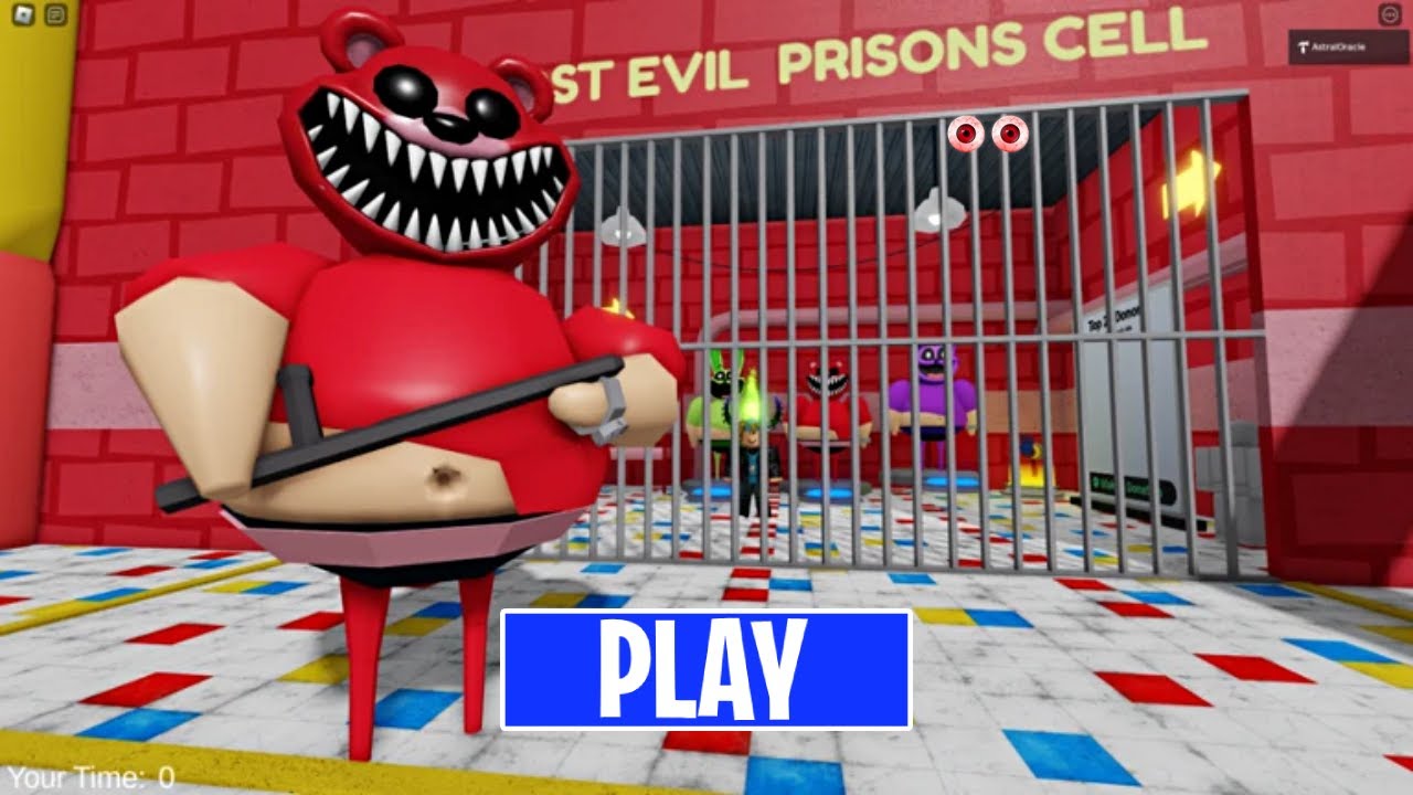 Roblox BOBBY BEARHUG BARRY'S PRISON RUN! (OBBY) - All Bosses Battle ...
