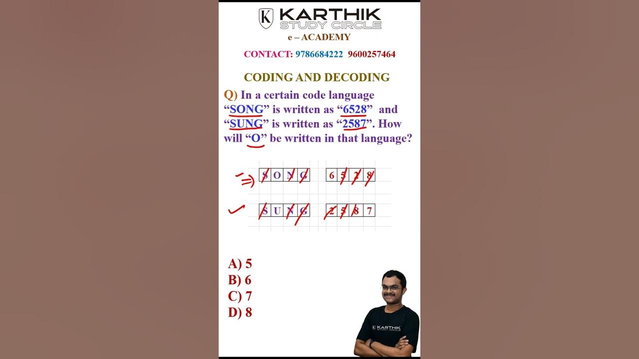 Coding and decoding #SSCCGL2024 #rrbntpc2024 #tnpscaptitude #codinganddecoding # ...