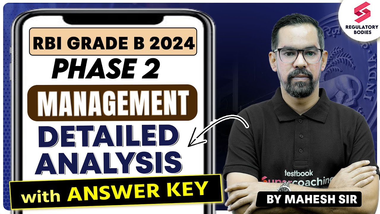 RBI Grade B Phase 2 ESI Detailed Exam Analysis 2024 | RBI Grade B Exam ...