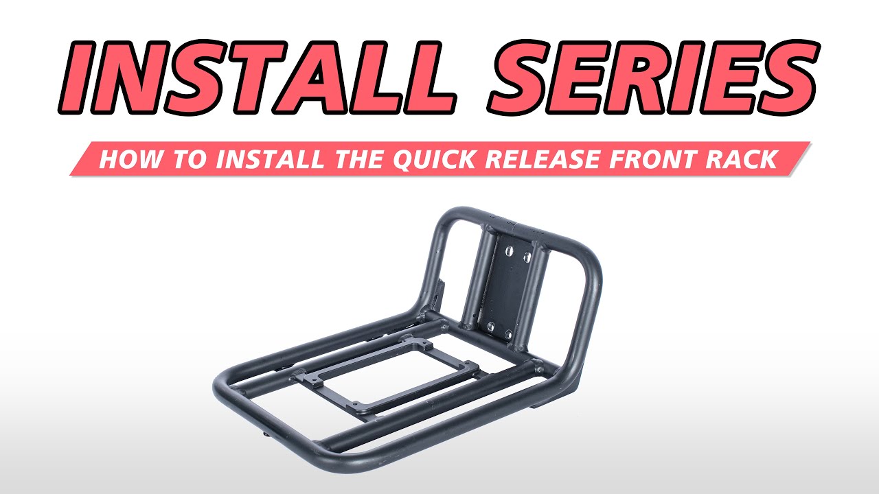 How to replace the quick release front rack | HJM Bike Installation ...