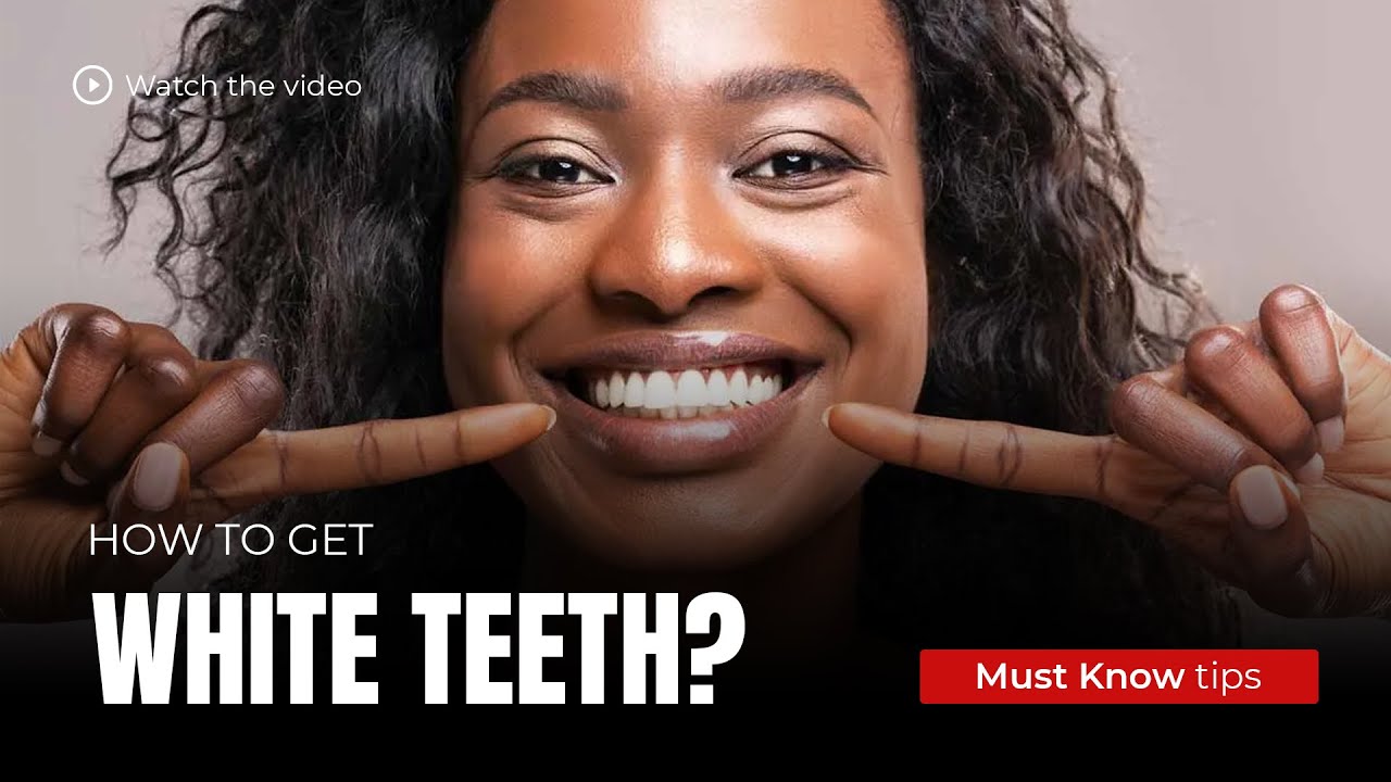 How to get White Teeth? | The FASTEST and EASIEST way to get pure WHITE ...