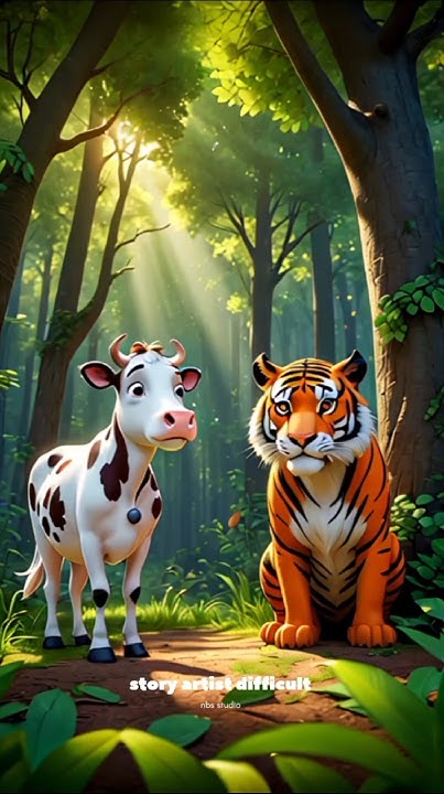 Cow and Tiger – A Unique Story | The Untold Tale of Cow and Tiger # ...