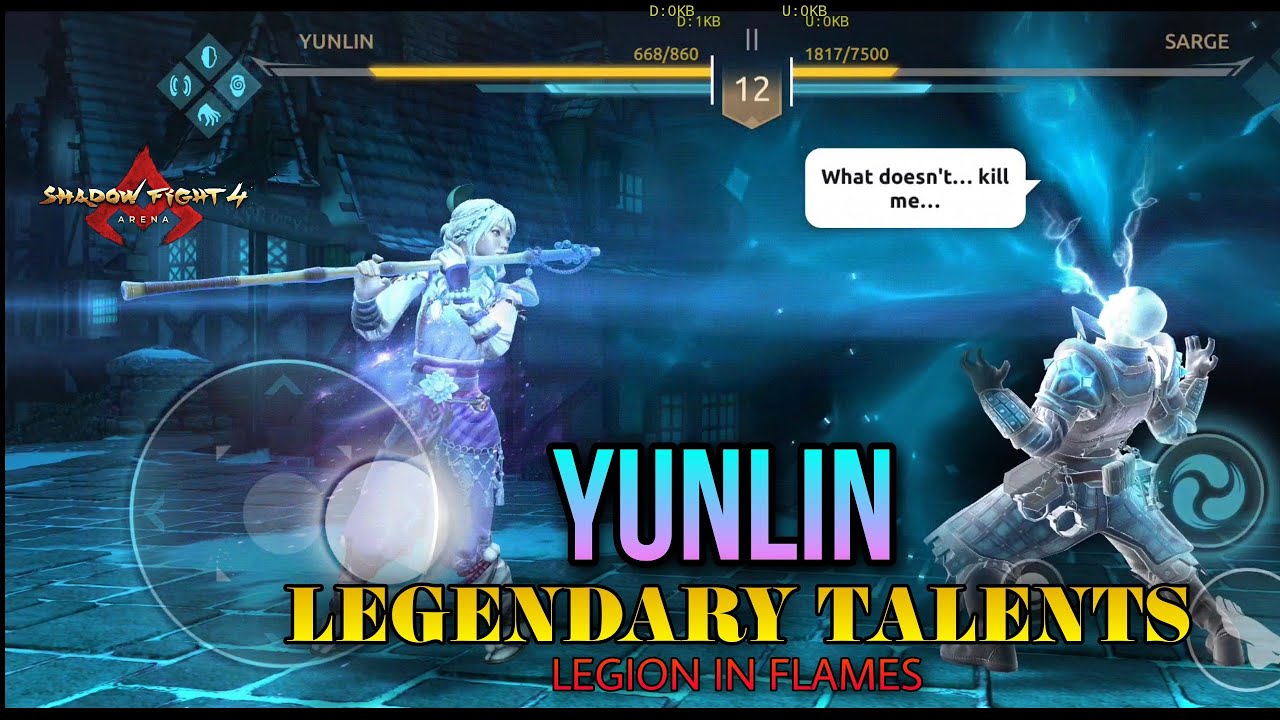 Yunlin Legendary Talents against Legion in Flames Shadow Fight 4: Arena ...