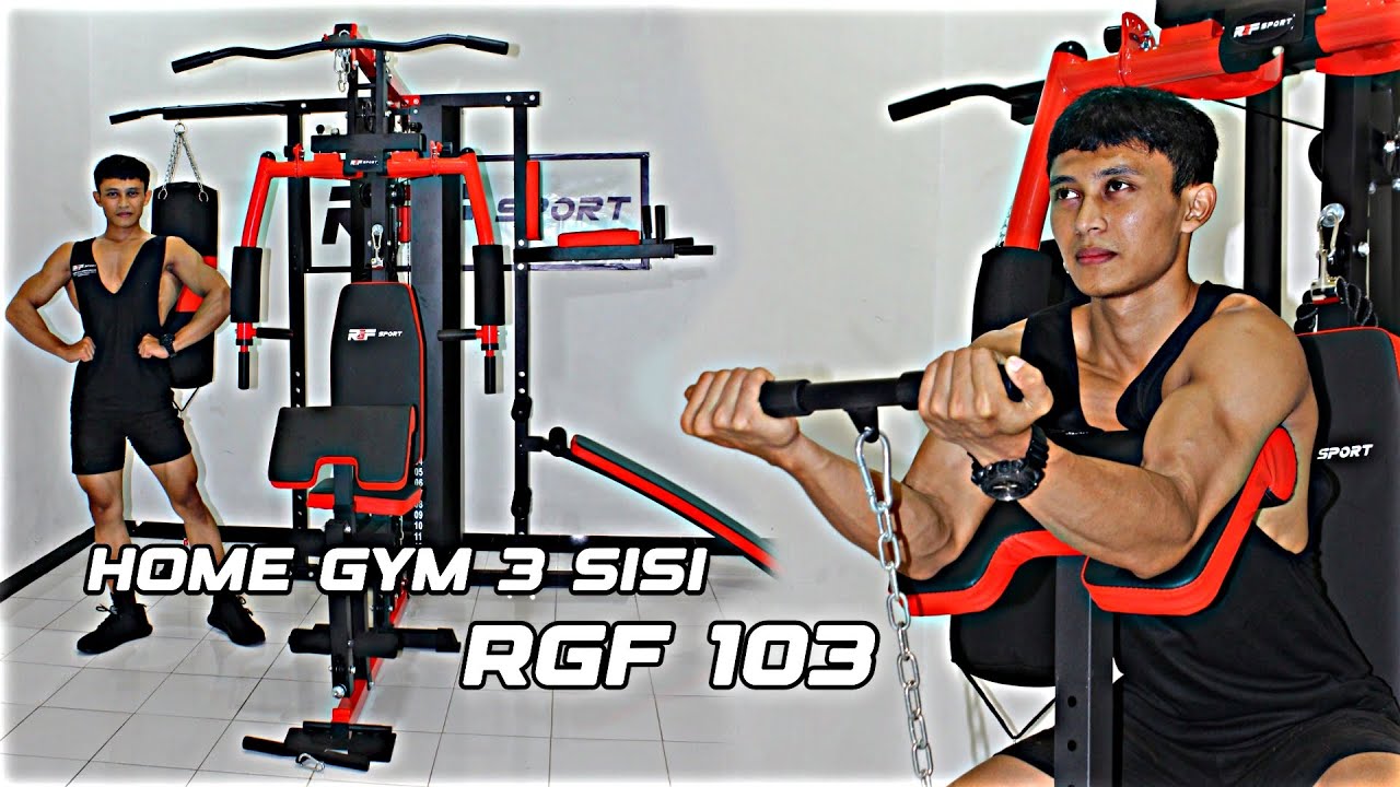 Home Gym 3 RGF Sport 103 || Alat Olahraga Pembentuk Otot Tubuh - YouTube