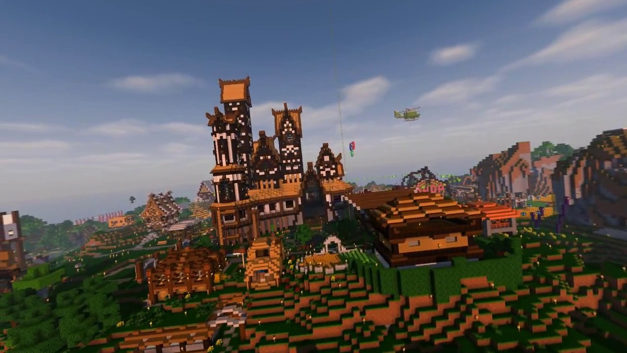 Minecraft Sphere-ville Route Bleu - YouTube