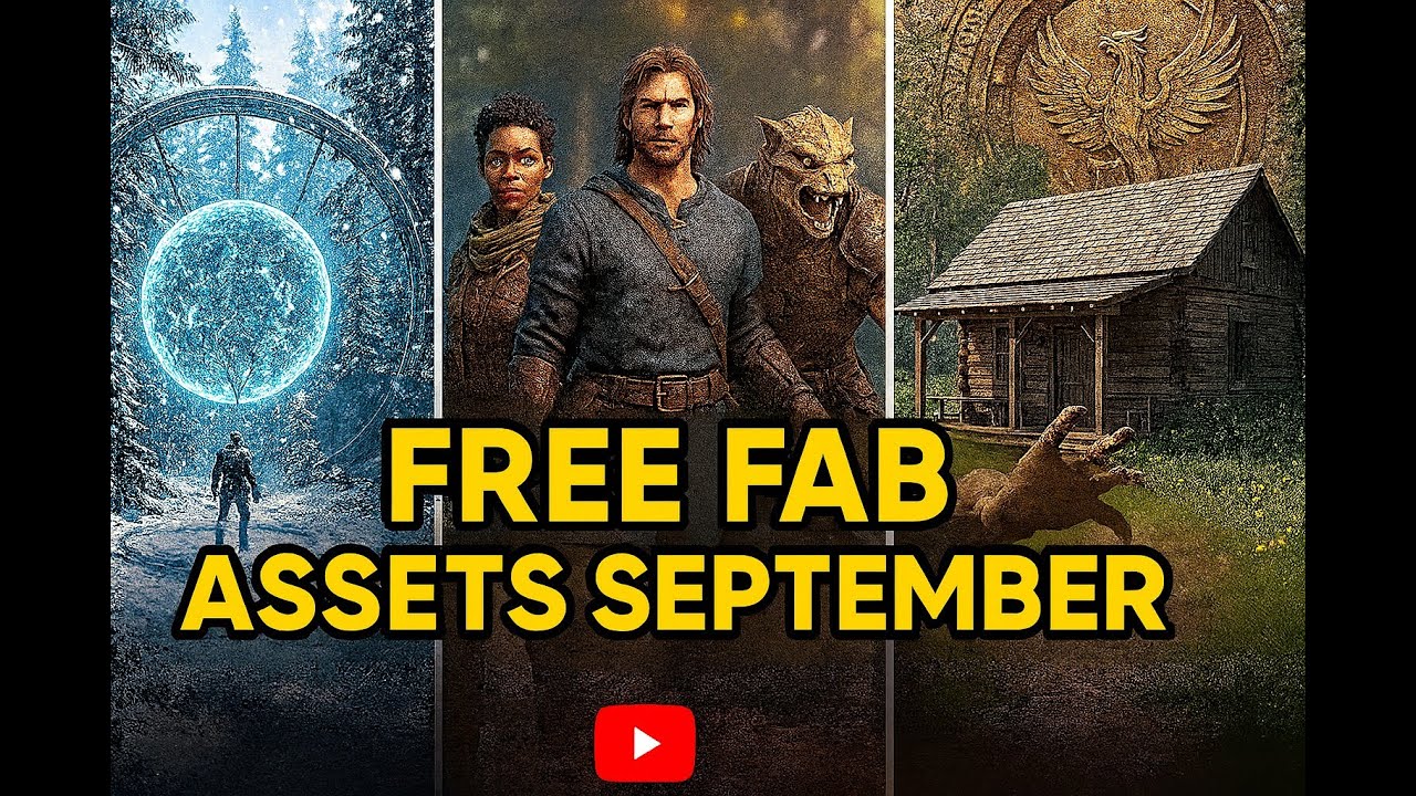 FREE fAB Assets September 2025 | SciFi Orb, Adventure Characters ...