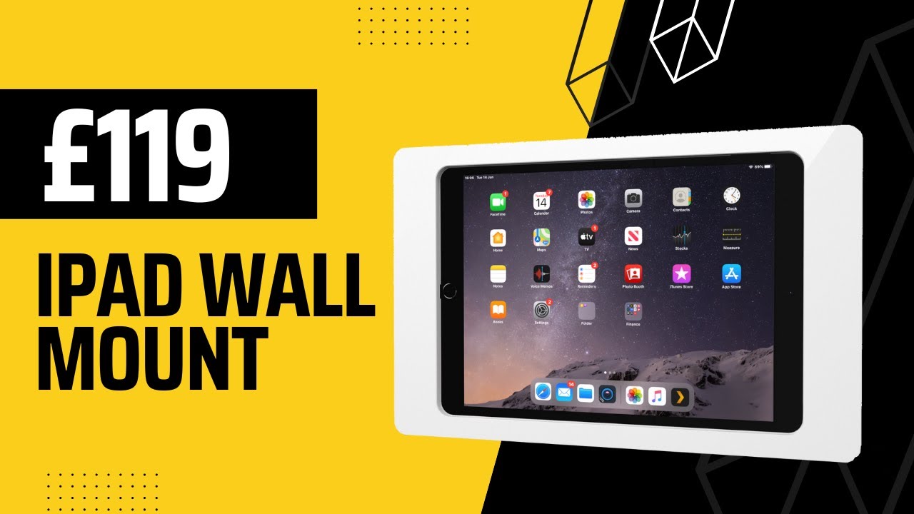 iPad Wall Mount - Turn an iPad into an on wall touch screen. - YouTube