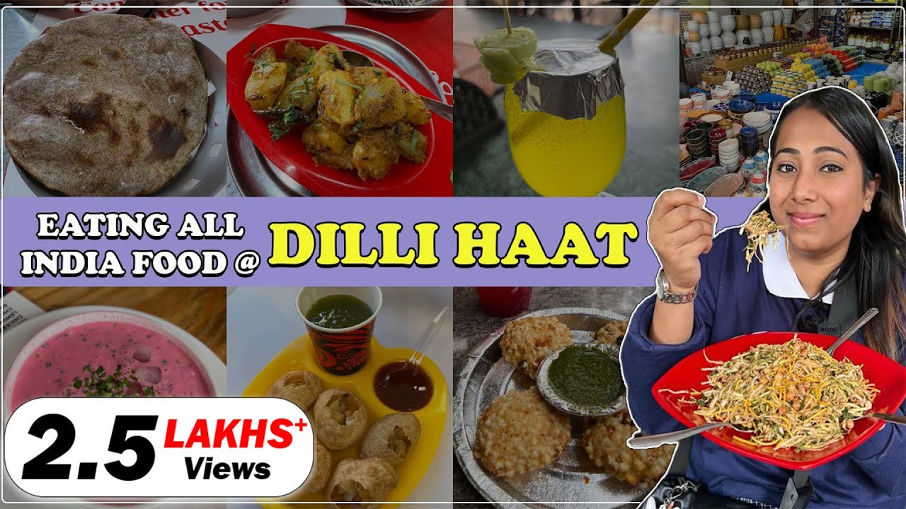 Eating All India Food @ Dilli Haat | Food Vlog | Delhi Food Series Ep-7 ...