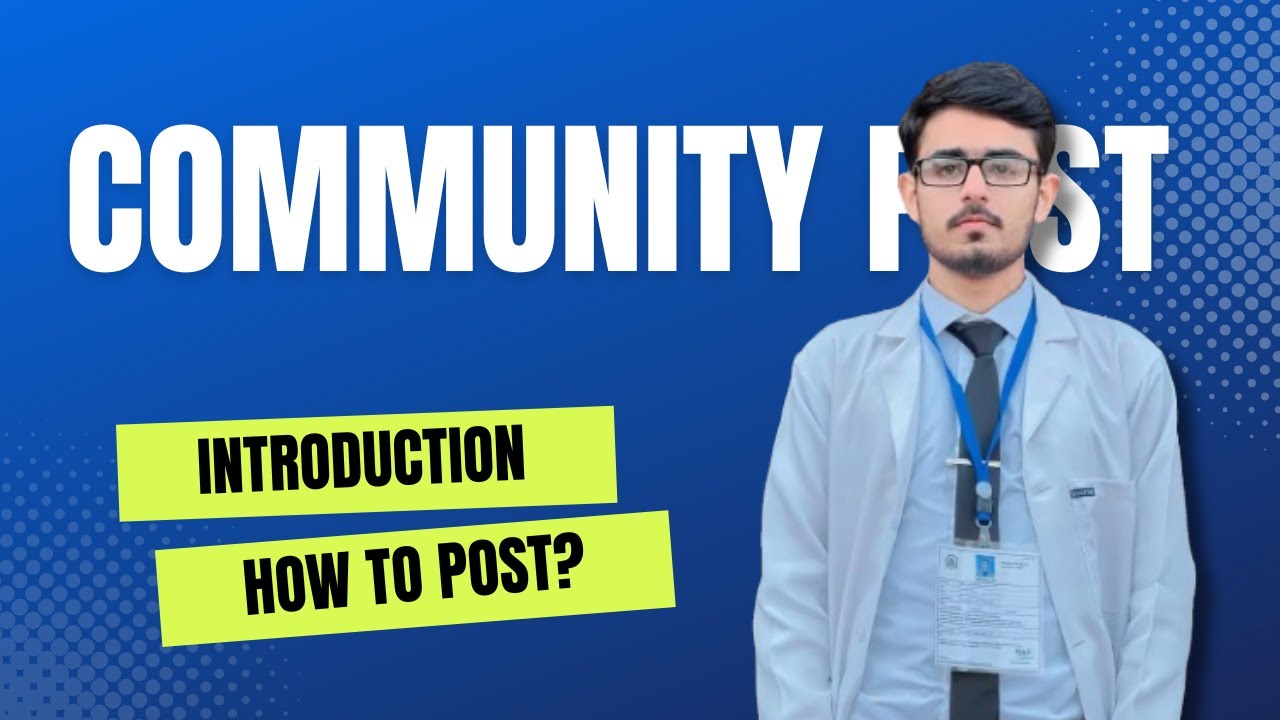 What is YouTube Community Posts? / How to post YouTube Community post ...